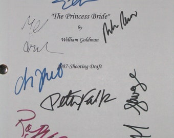 The Princess Bride Movie Signed Script Screenplay Autographed - Etsy