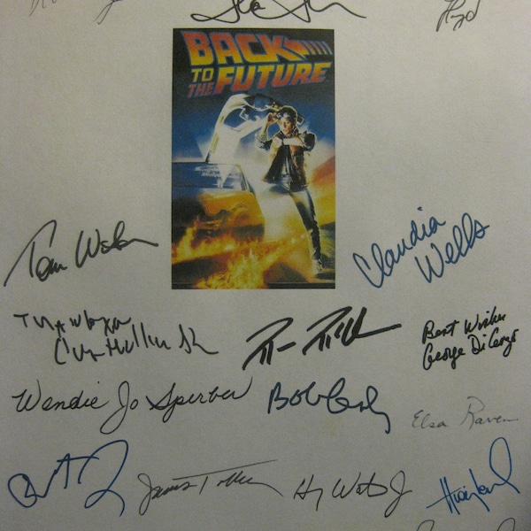 Autograph Michael J Fox - Etsy