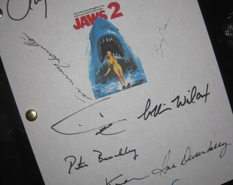 Jaws Movie Script - Etsy
