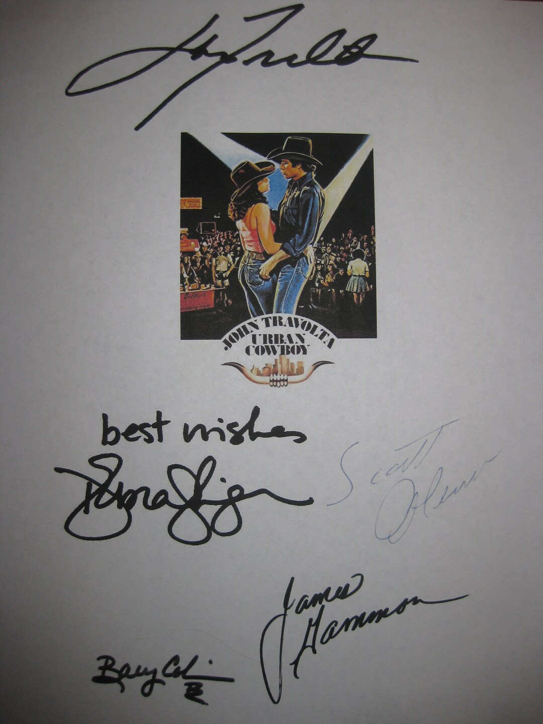 Urban Cowboy Signed Film Movie Screenplay Script Autograph X5 John ...