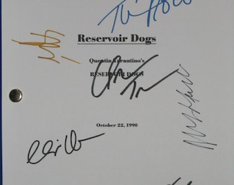 Reservoir Dogs Entire Movie Script Screenplay Autographed: - Etsy