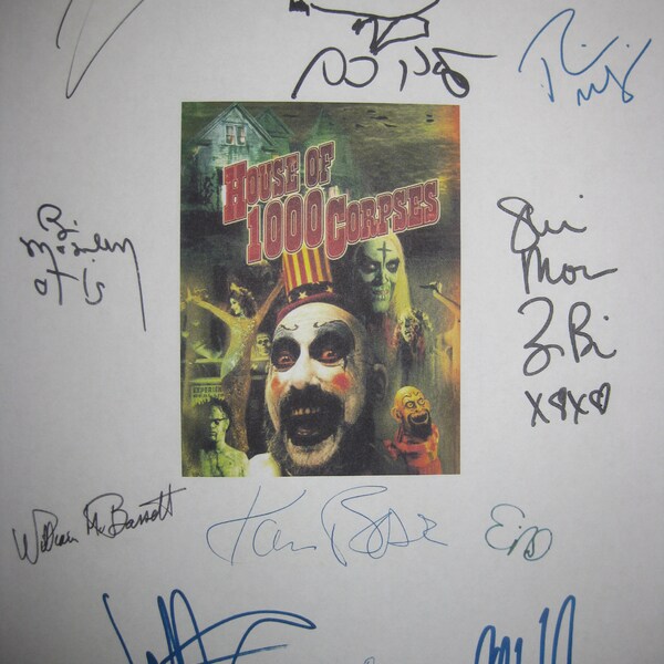 Rob Zombie Signed - Etsy