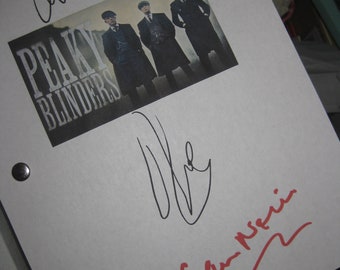 Peaky Blinders Signed Script Cillian Murphy Sam Neill - Etsy