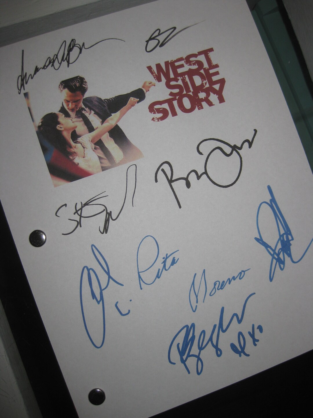 West Side Story 2021 Signed Film Movie Screenplay Script X8 Autographs ...