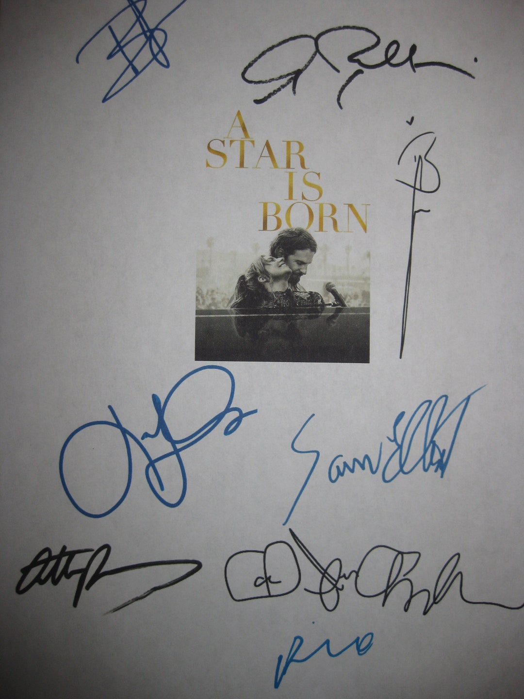 A Star is Born Signed Film Movie Script Screenplay X8 Lady - Etsy