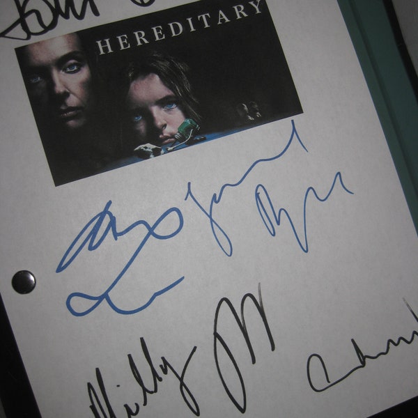 Signed Horror Movie Script - Etsy