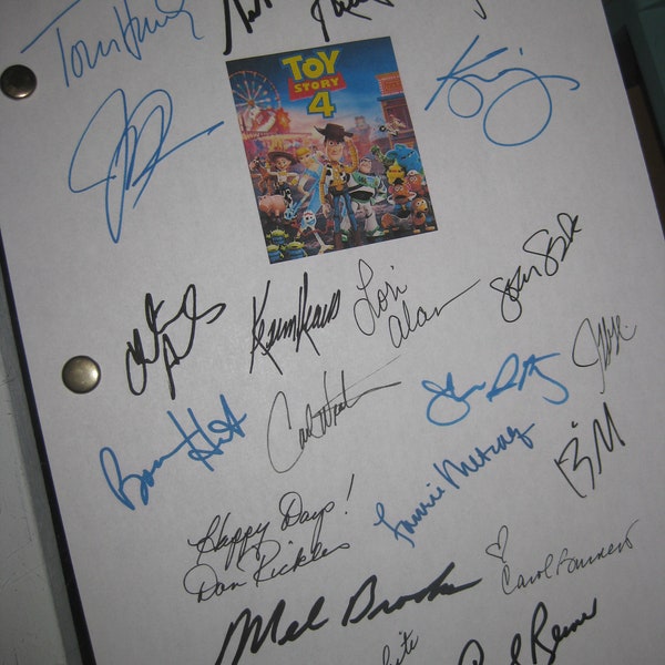 Toy Story Autograph - Etsy