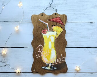 Pina Colada Bar Sign - Etsy