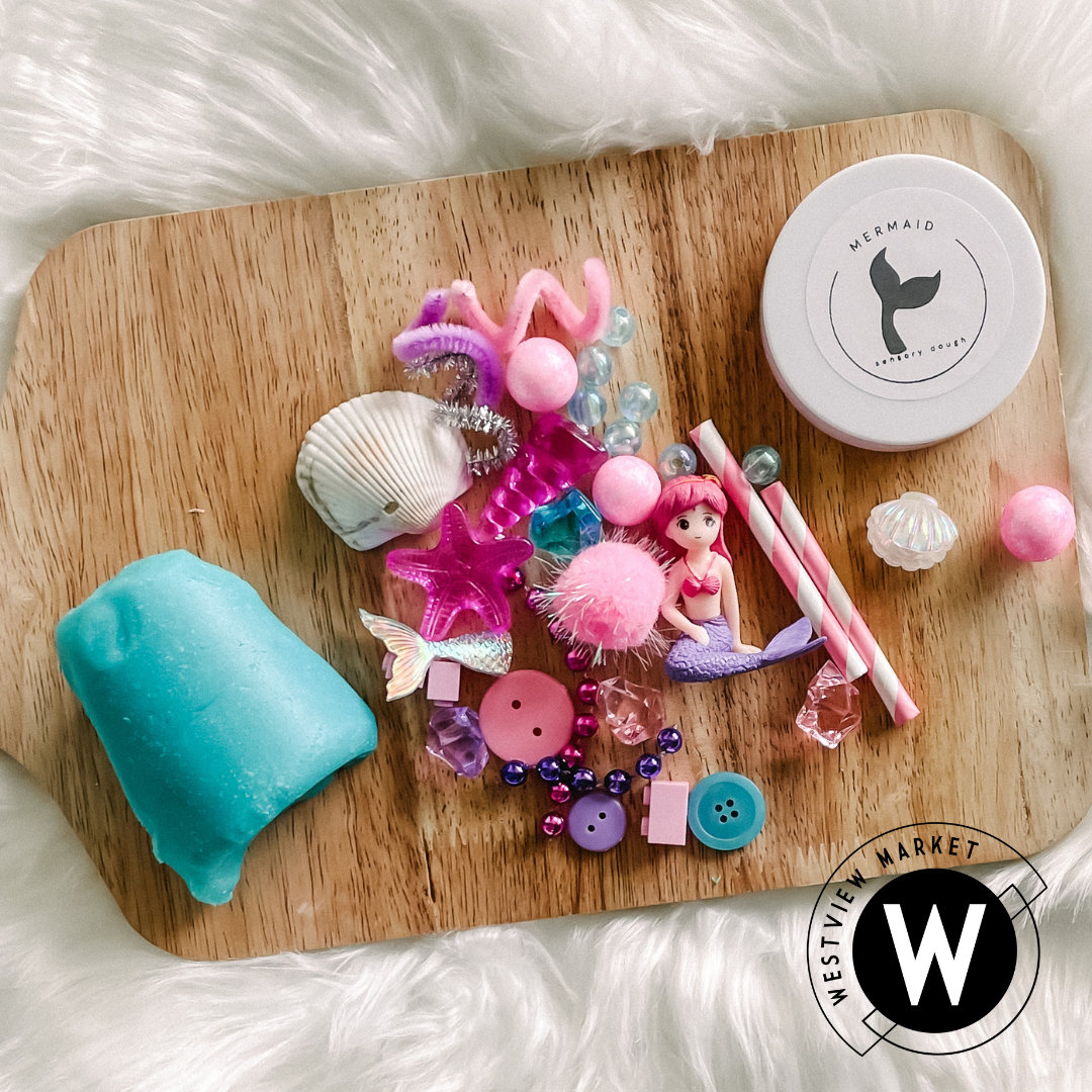 Mermaid Theme Sensory Play Dough Kit - Etsy