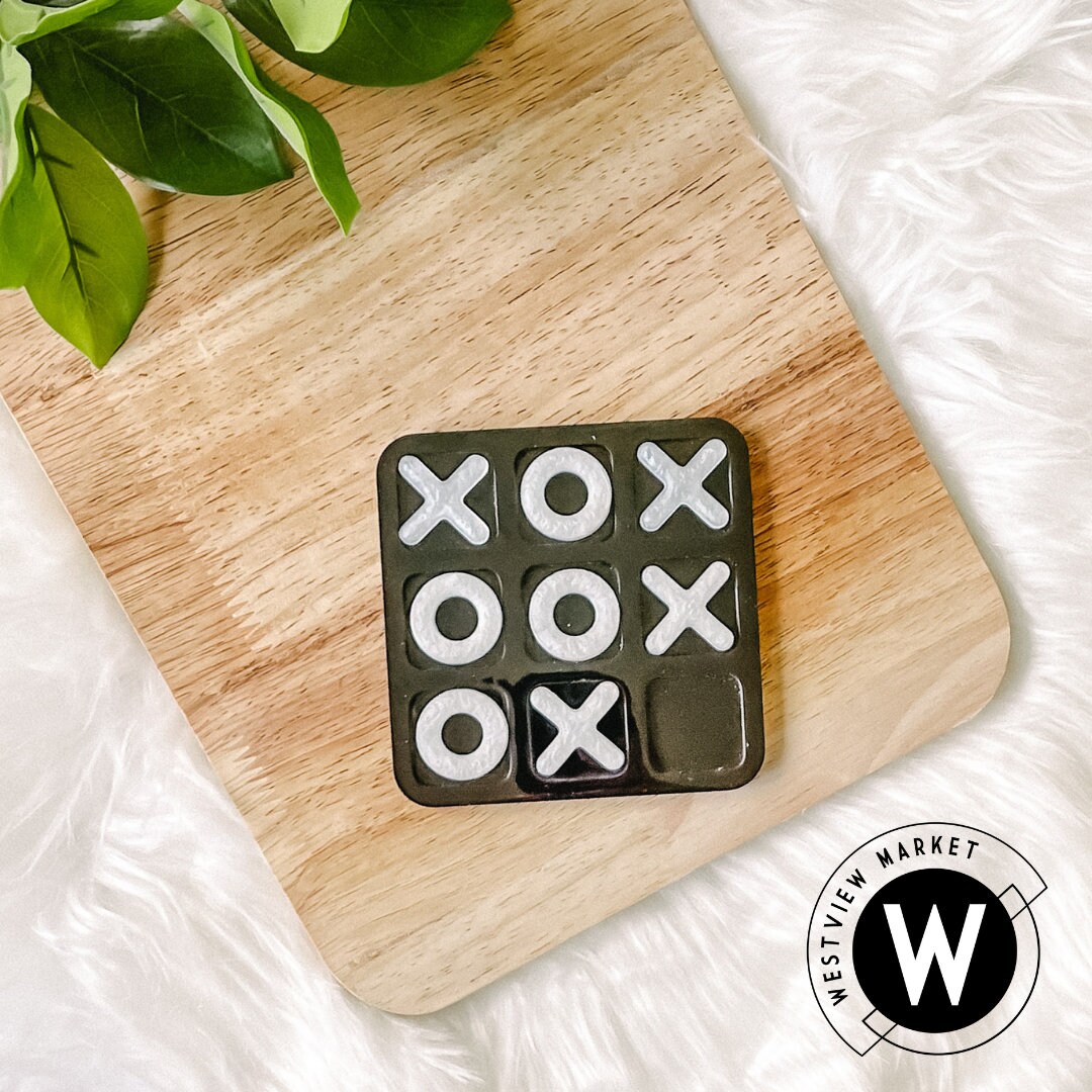 Black Travel Size Tic-tac-toe Board - Etsy