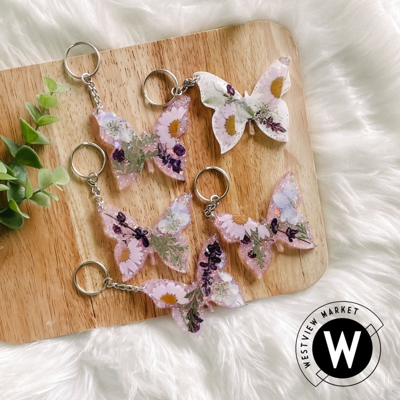 Butterfly Keychain - Etsy