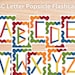 Alphabet Popsicle Stick Flashcards: Letter Recognition Activity ...