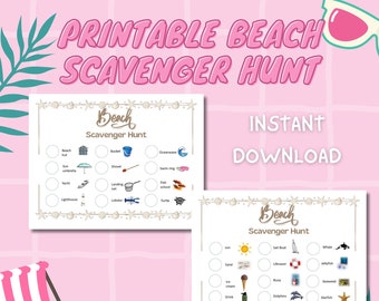 Summer Scavenger Hunt - Etsy