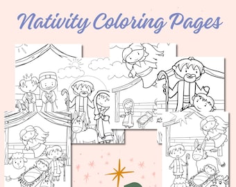 nativity coloring pages lds