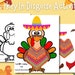 Turkey Disguise Craft: Thanksgiving Paper Doll Activity (digital ...
