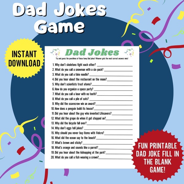 Dad Jokes - Etsy
