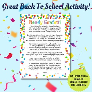 Jitter Glitter, Night Before First Day of School, Night Before School ...