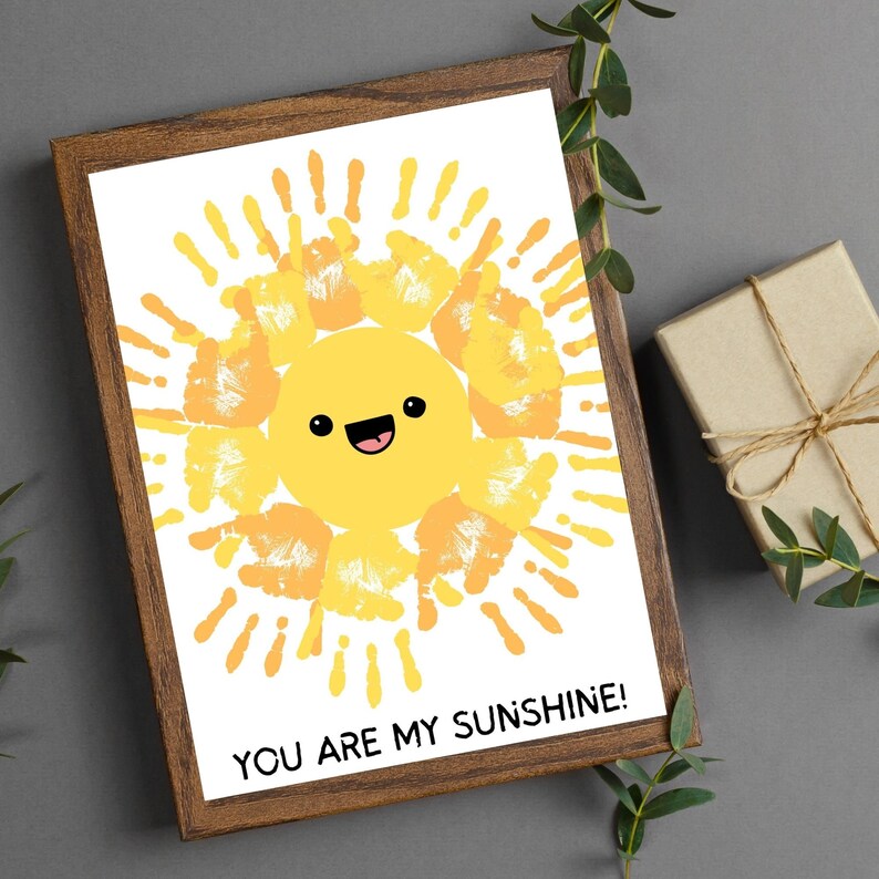 You Are the Sunshine of My Life, Teacher Resources, Handprint Craft ...