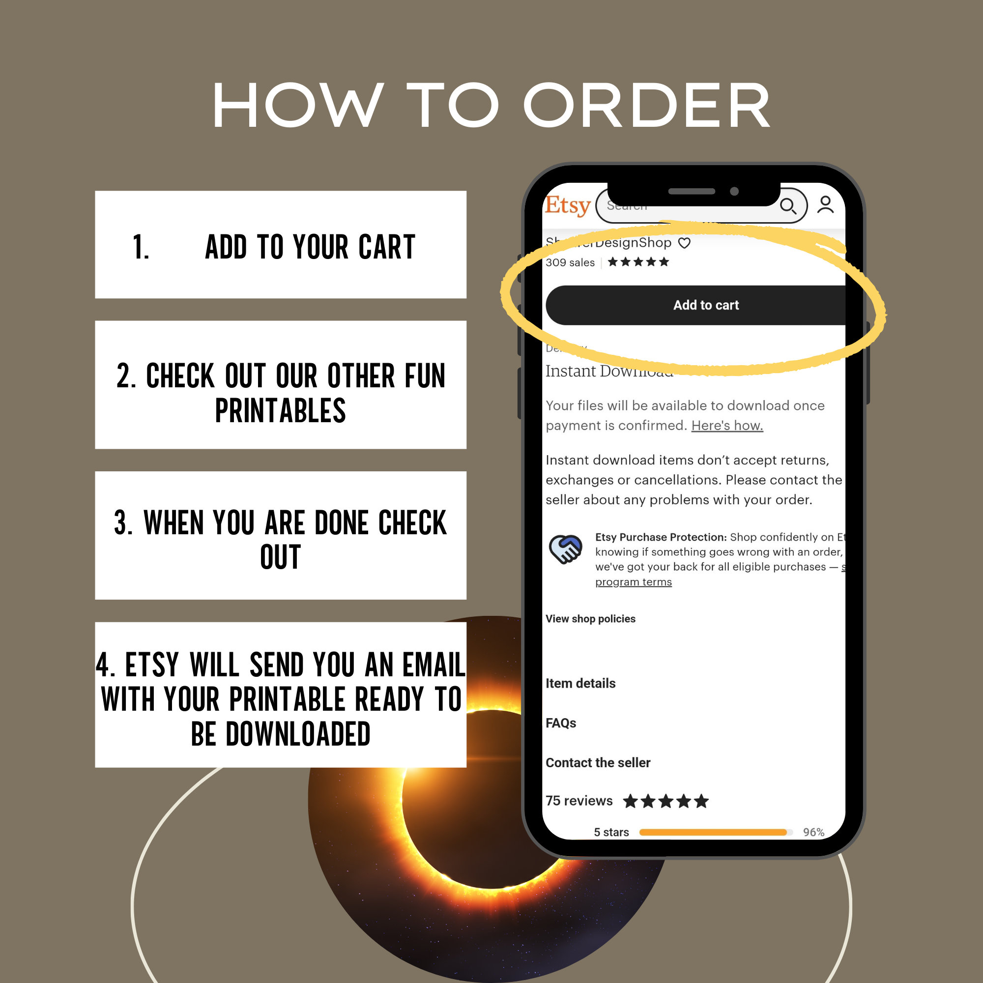 Solar Eclipse Bundle, Eclipse Printable, Solar Eclipse Party, Crossword ...