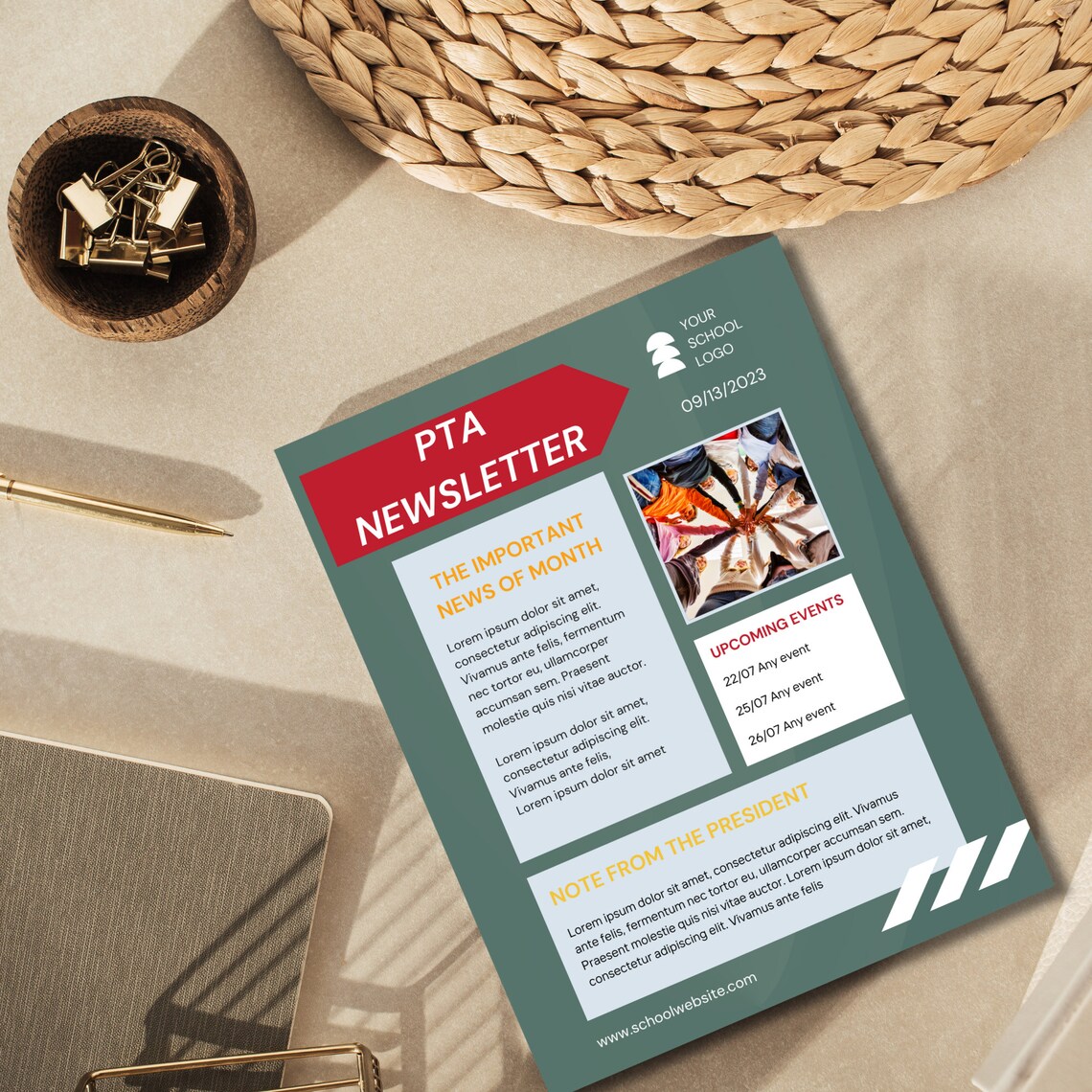 PTO Mom Era School Pto Information Forms Editable Pta Pto - Etsy