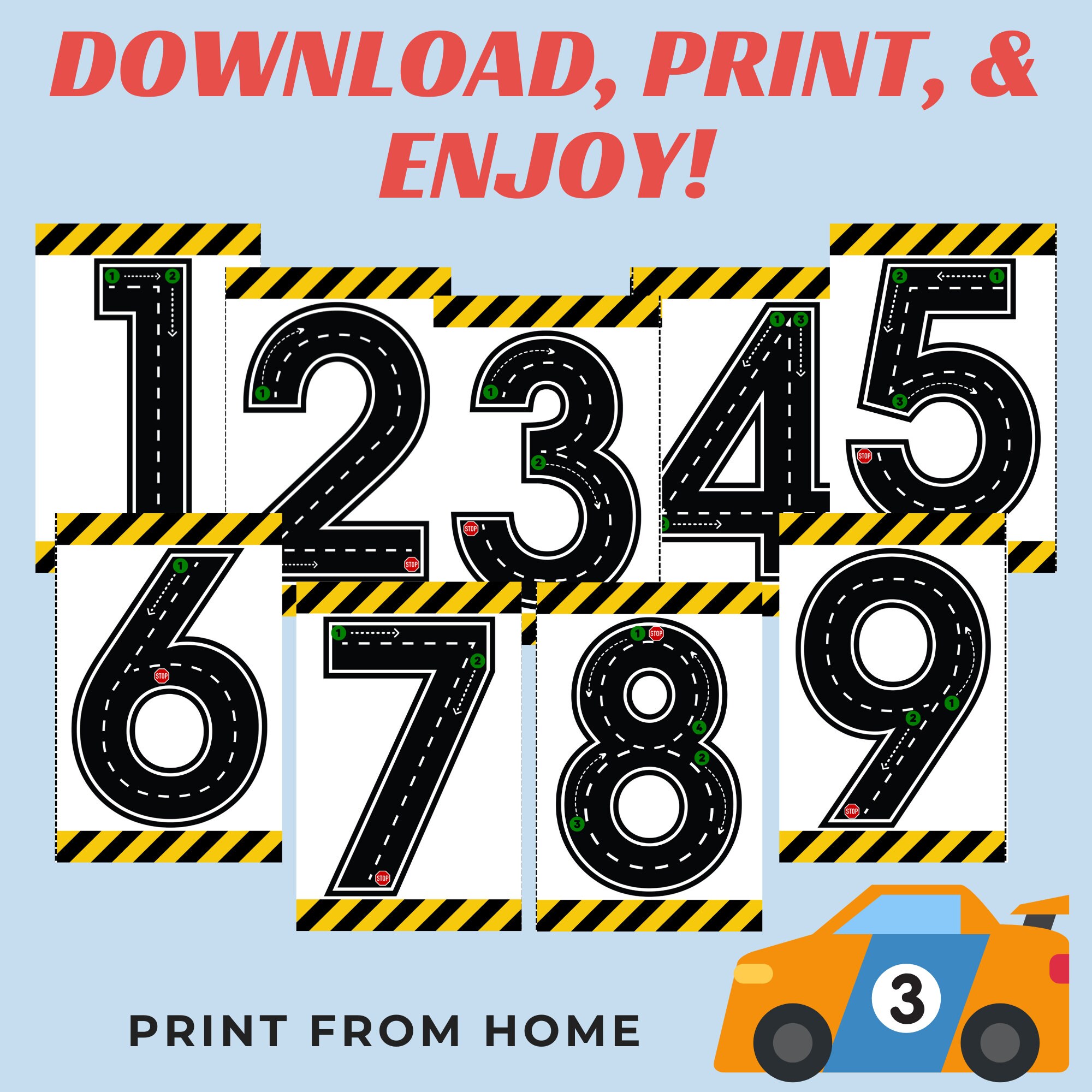 Number Tracing Flashcards,k5 Learning,learn Numbers,preschool Flashcard ...