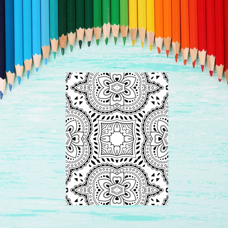 Mandala Coloring Pages, Patterns, Adult Coloring (PDF Download) - Etsy