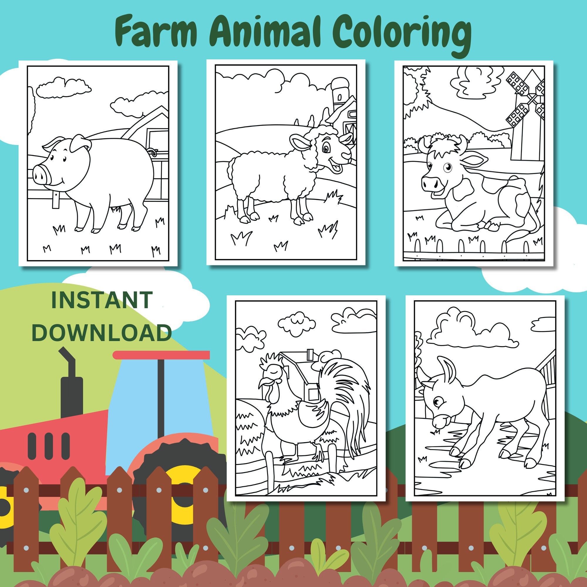 Barnyard Coloring Pages