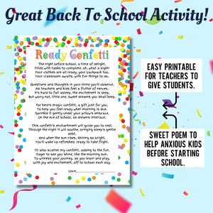 Jitter Glitter, Night Before First Day of School, Night Before School ...