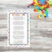 Blessing Pill Tags: Christian Poem Candy Favor (printable Tag) - Etsy