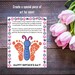 Mothers Day Butterfly Footprint Craft, Butterfly Footprint, DIY Memory ...