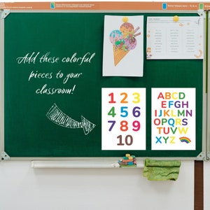 Classroom Wall Art Bundle, Teacher Class Posters, Montessori ...