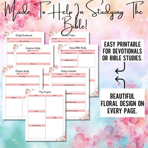 Prayer Journal Printable Bundle: Daily Devotional, Gratitude, Sermon ...