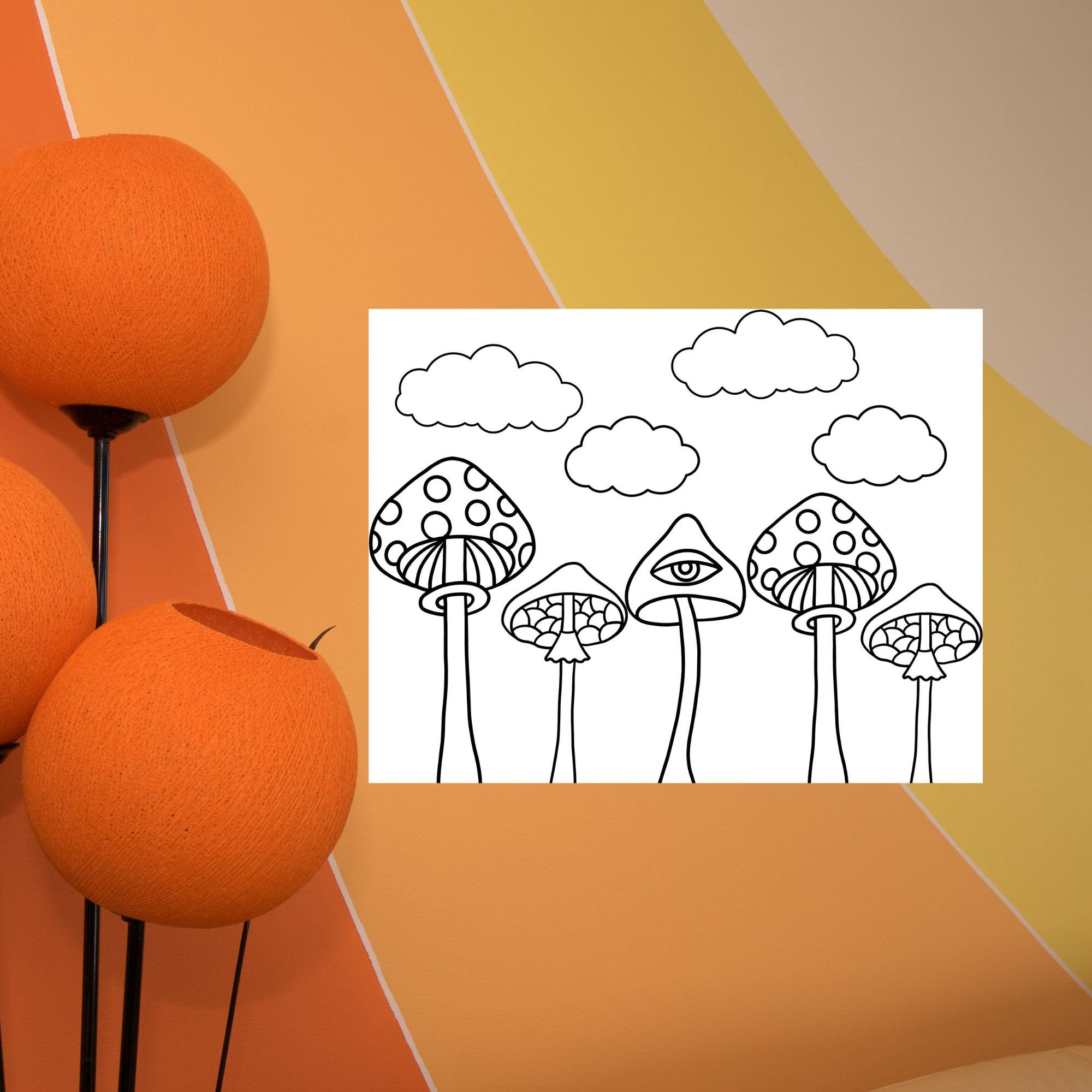 Groovy Coloring Pages,be Groovy Be Very Groovy, Color Study Printable ...