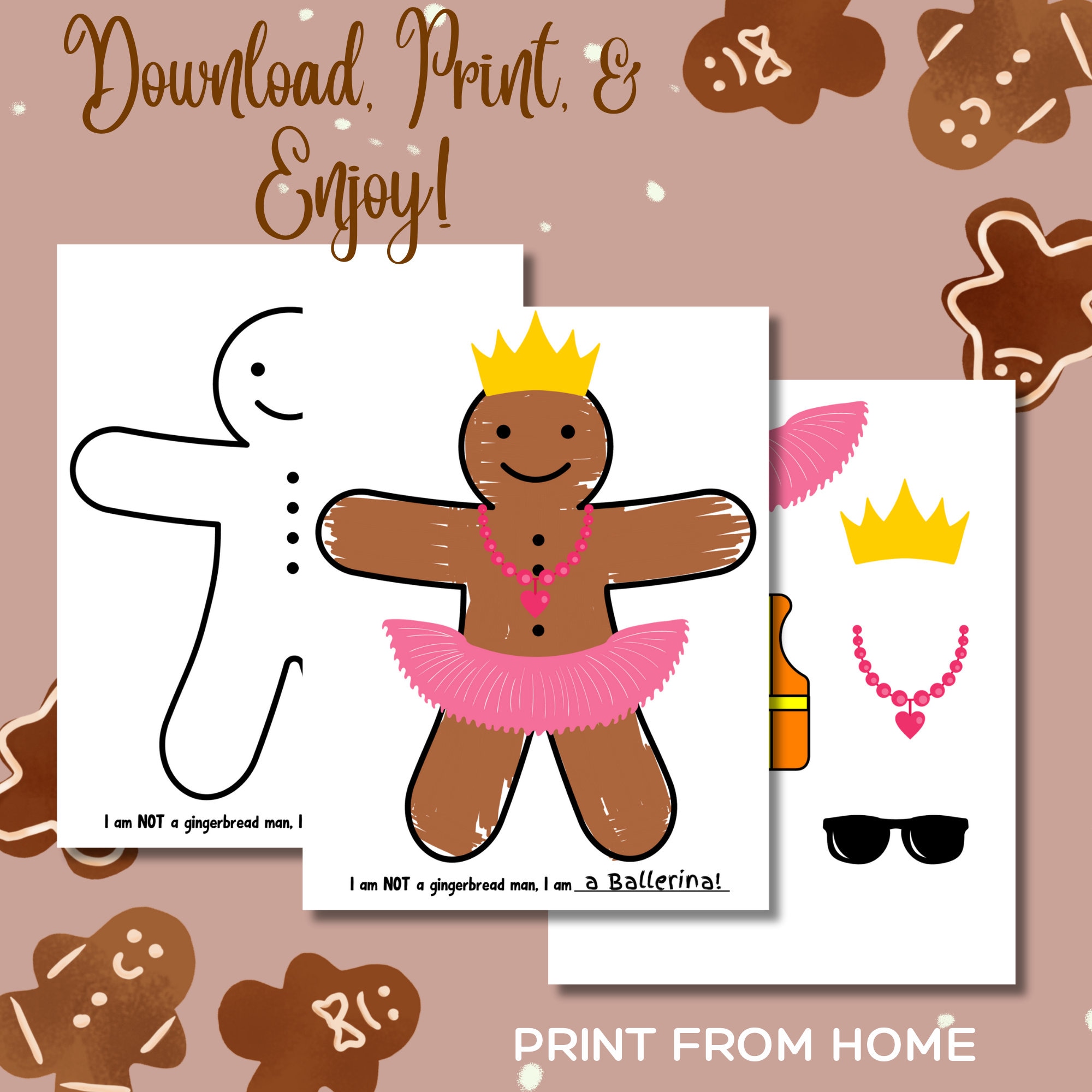 Disguise A Gingerbread Man,gingerbread Disguise,build A Gingerbread Man ...