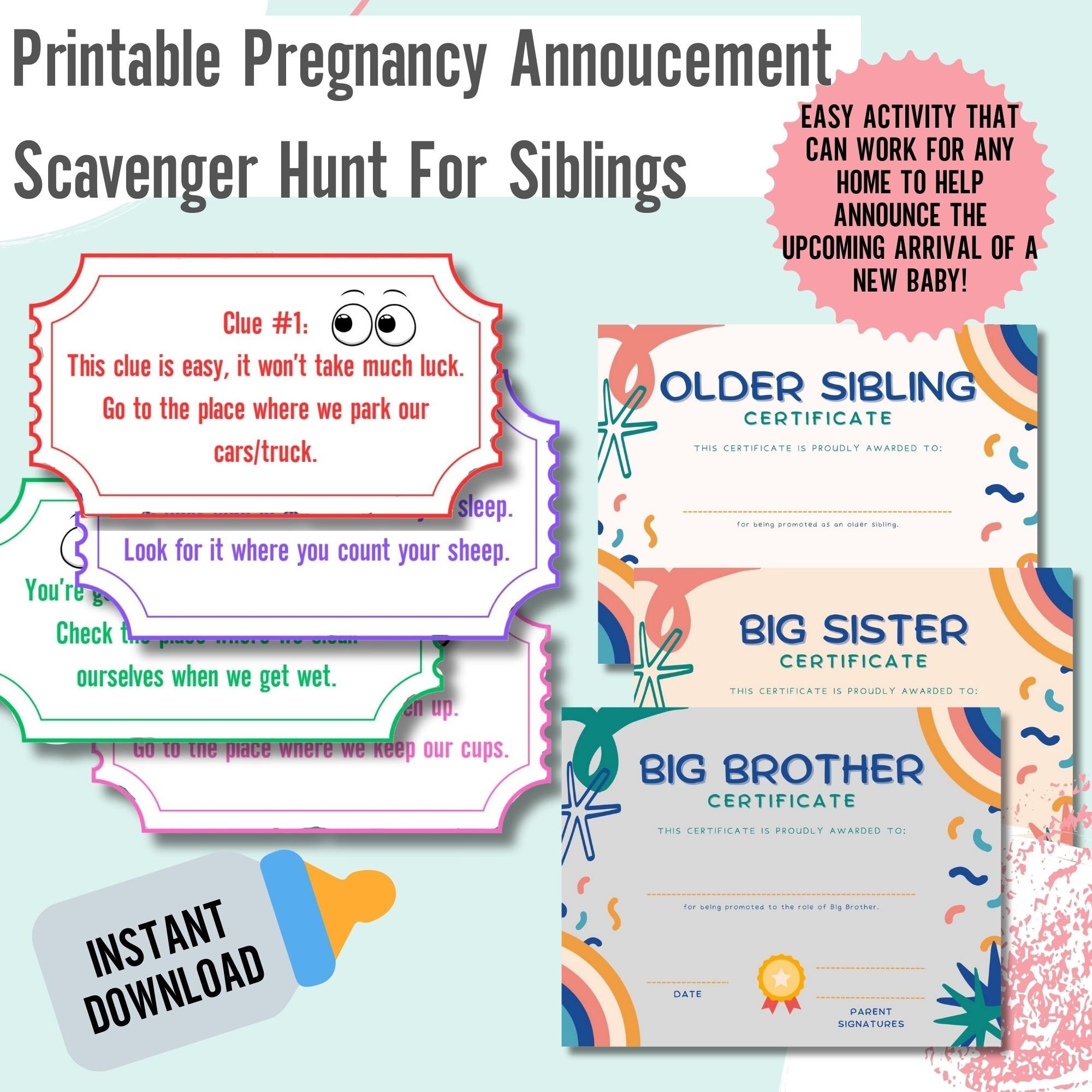 Pregnancy Announcement Riddles