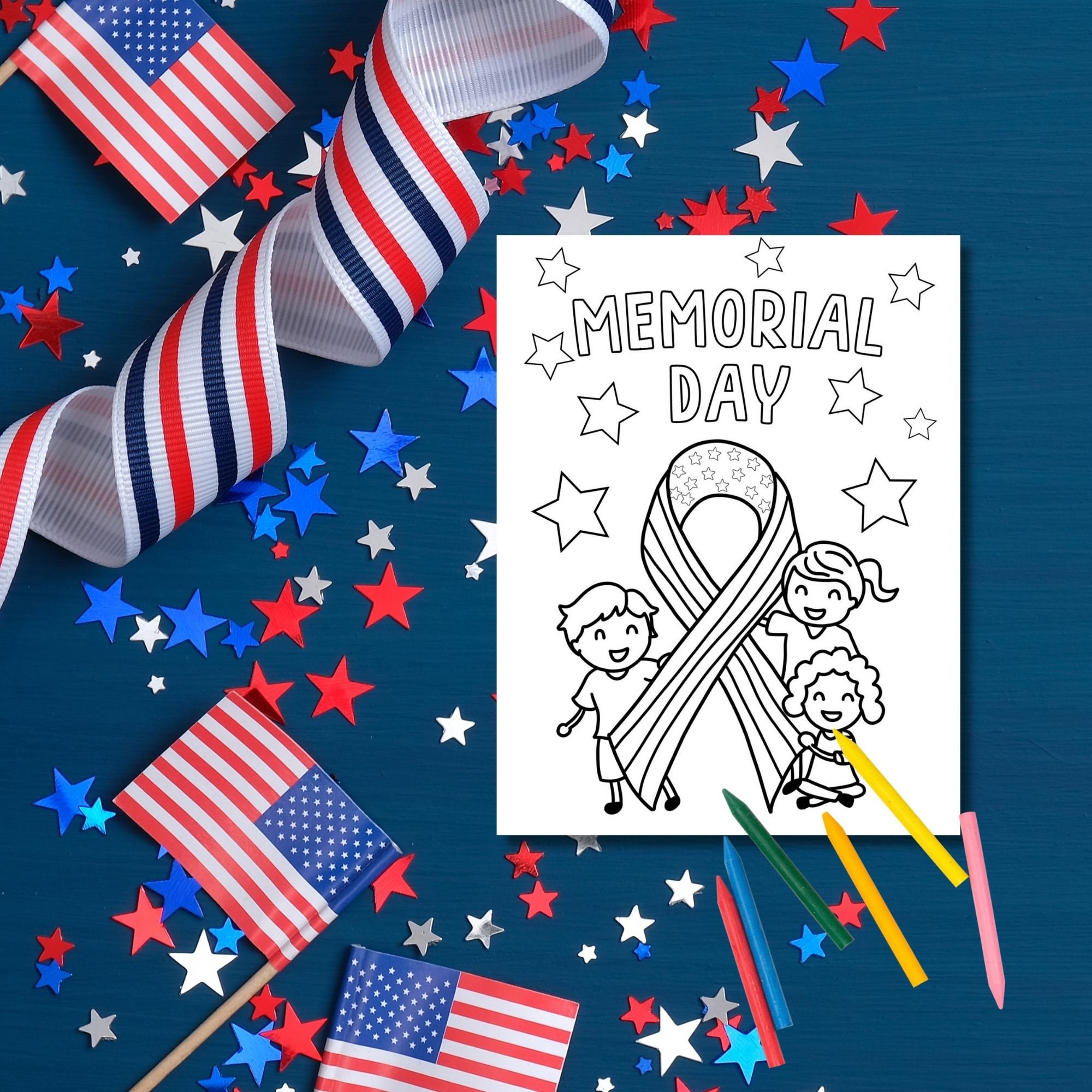 Memorial Day Coloring Pages, Honor Our Heroes, Patriotic Coloring ...