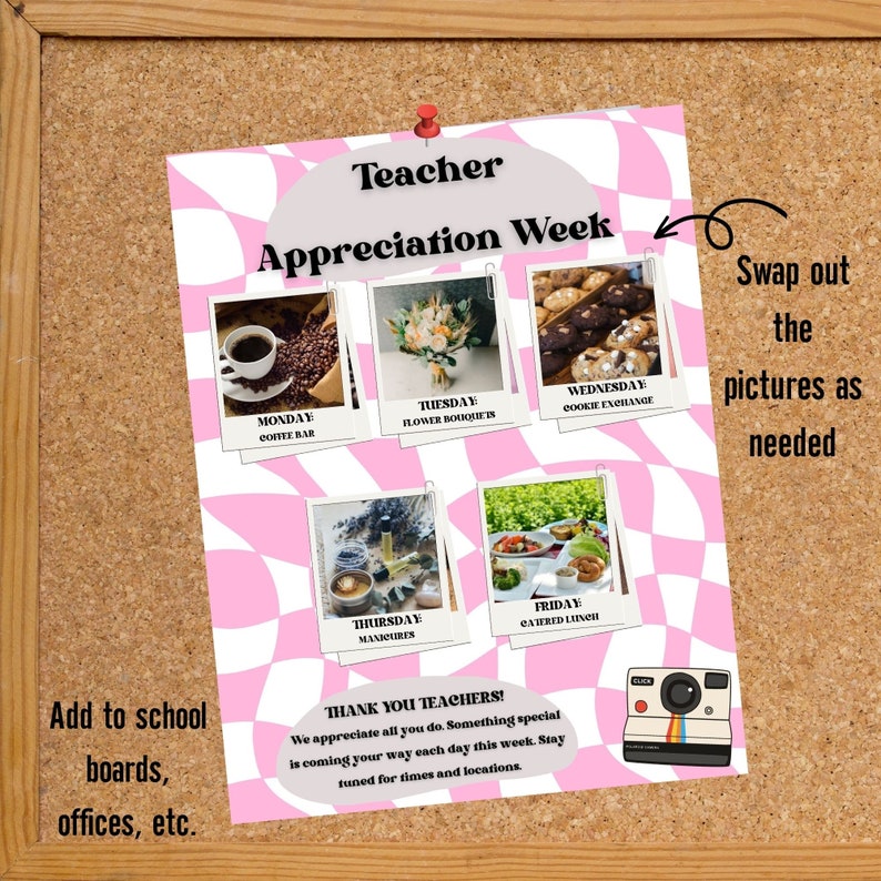 Editable Teacher Appreciation Week,teacher Appreciation Week Printable ...