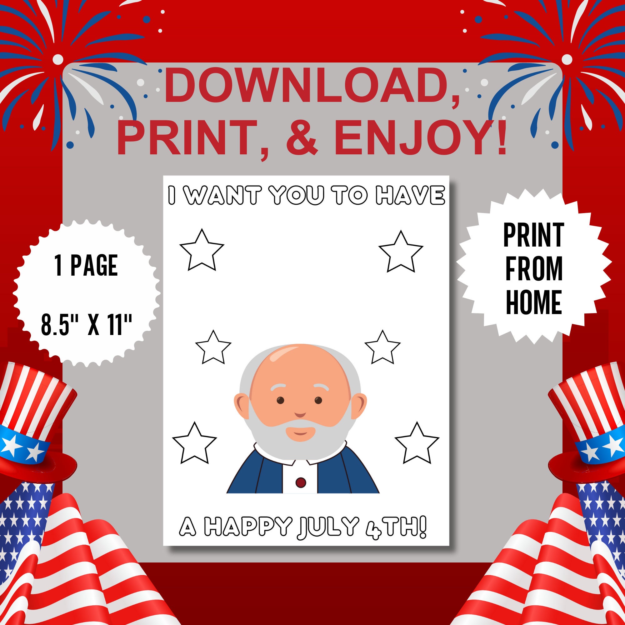 4th of July Handprint Art, Handprint Painting, 4th of July Activity ...