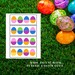 Easter Egg Match Printable Game,diy Easter Sensory,egg Match,color ...