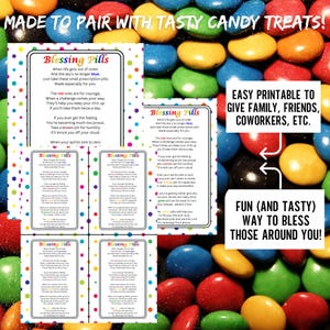 Blessing Pills Poem Tags: Christian Encouragement (printable Tag) - Etsy