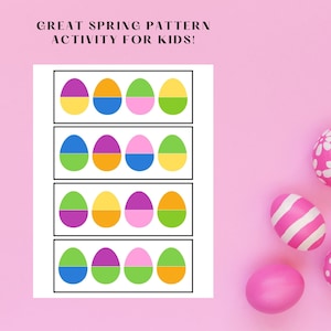 Easter Egg Match Printable Game,diy Easter Sensory,egg Match,color ...