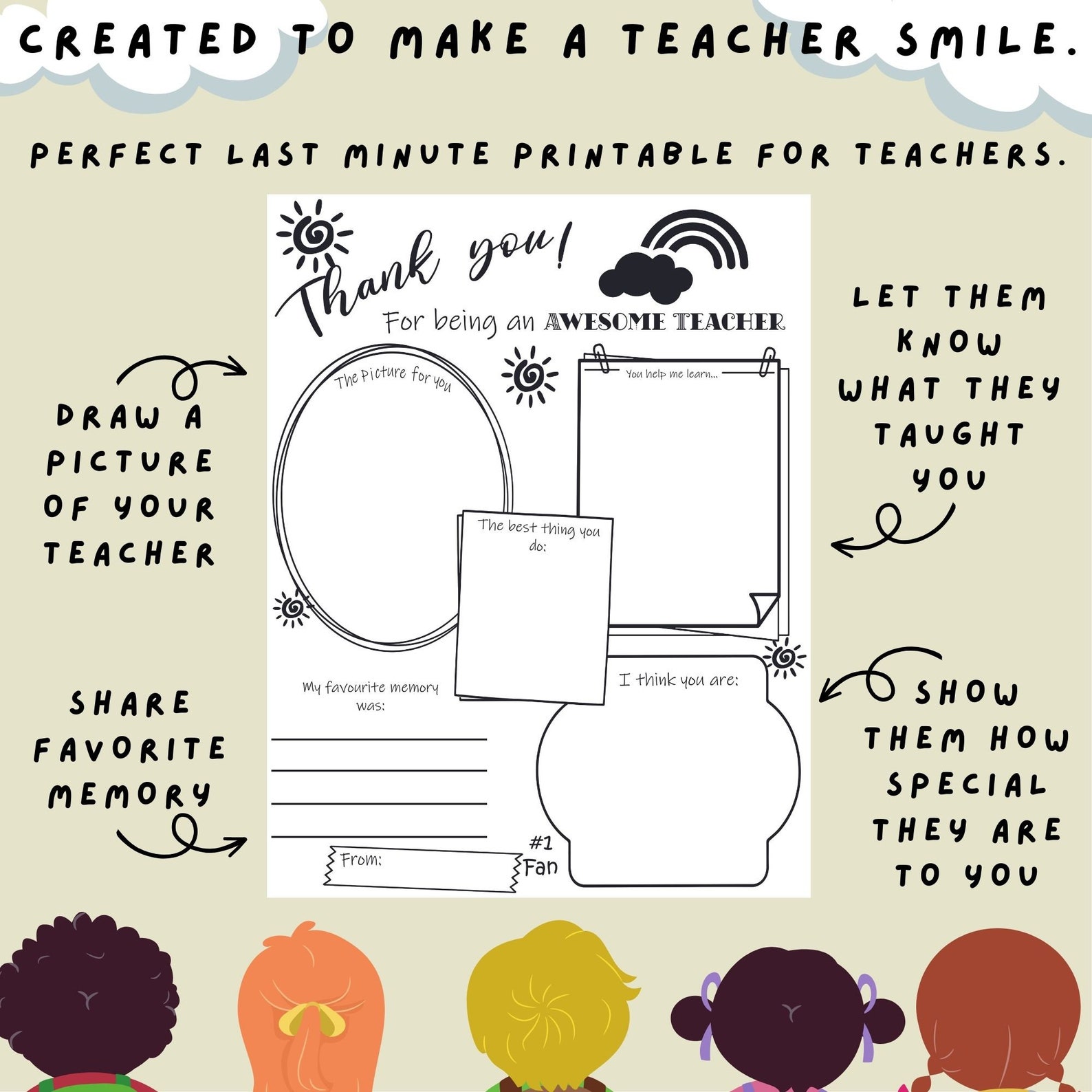 Teacher Survey, All About My Teacher, Teacher Coloring Page, Teacher ...