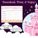 Princess Potty Training Sticker Chart: Kids Motivation (digital ...