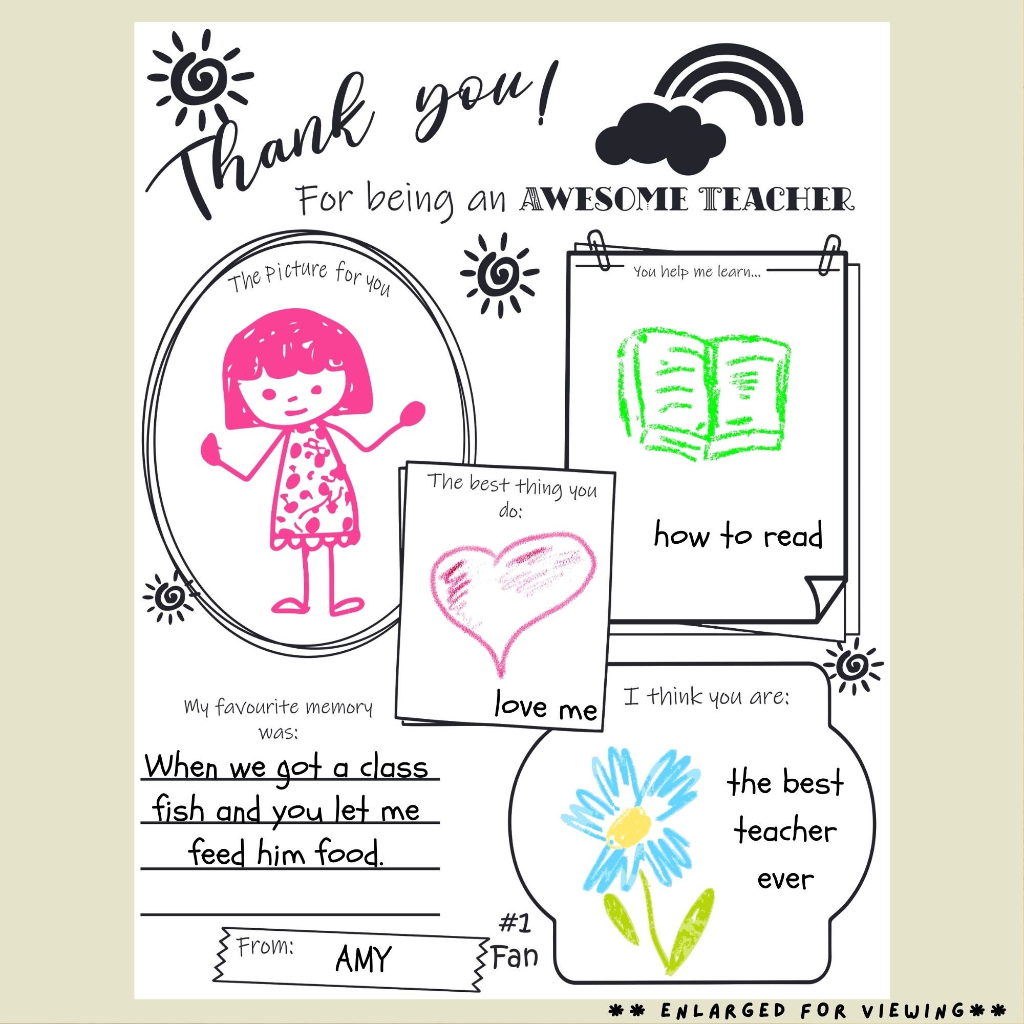 Teacher Survey, All About My Teacher, Teacher Coloring Page, Teacher ...