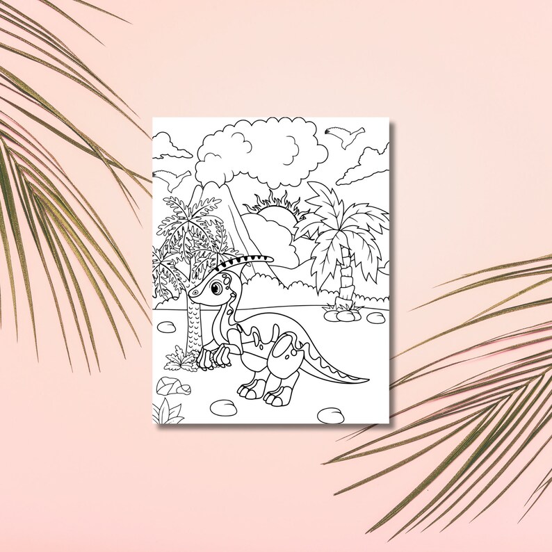 Awesome Dinosaur Coloring Pages, Printable Dinosaur Coloring Page ...