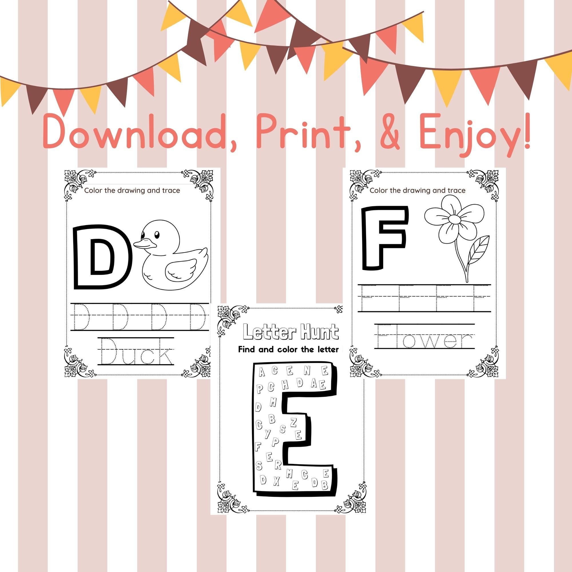 First Week of Preschool, Preschool Letters of the Week, Preschool ...