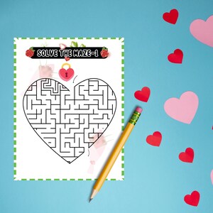 Printable Valentine’s Day Preschool Activity Bundle, Trace the Line ...