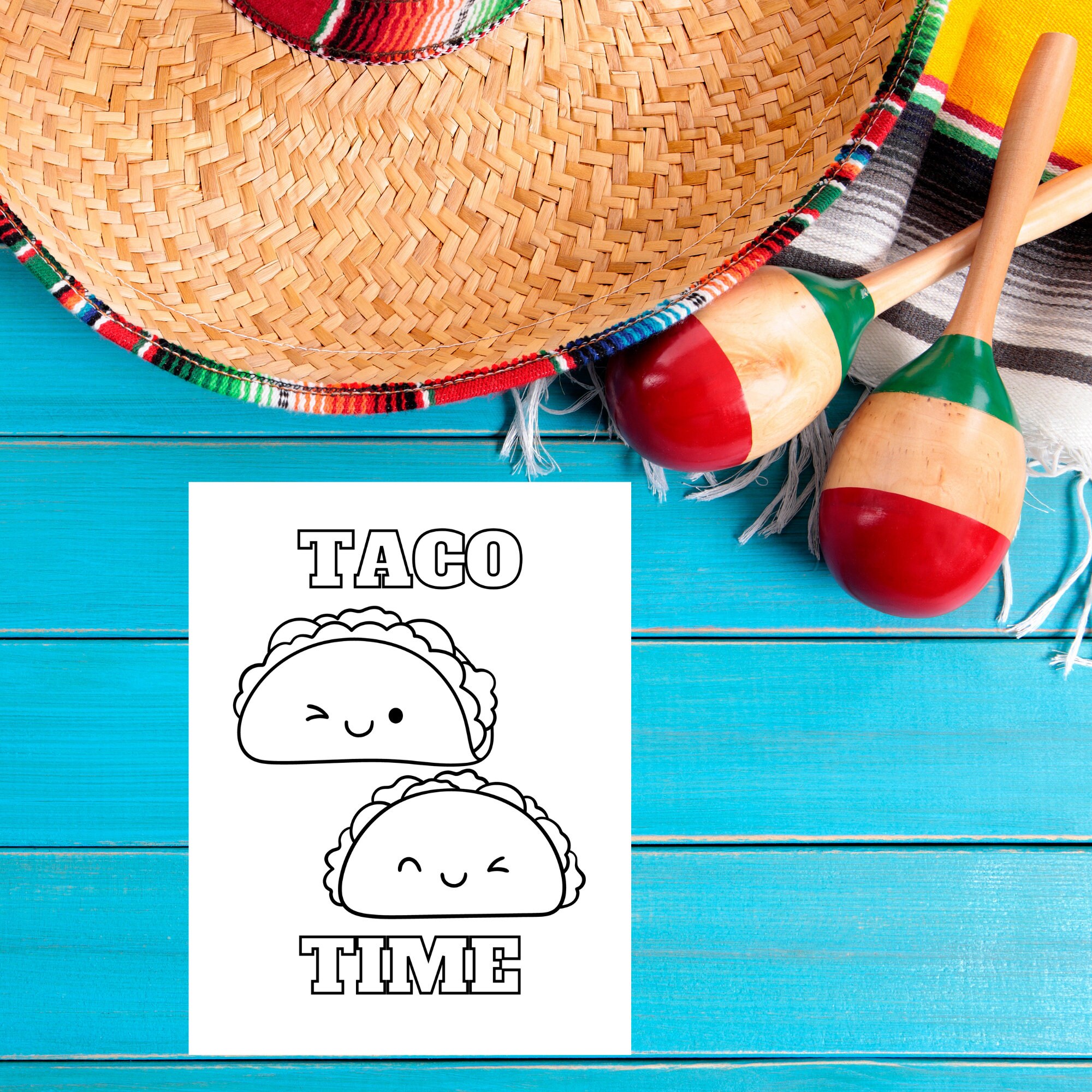 Happy Cinco De Mayo, Cinco De Mayo Coloring Activity Pages, Bueno ...