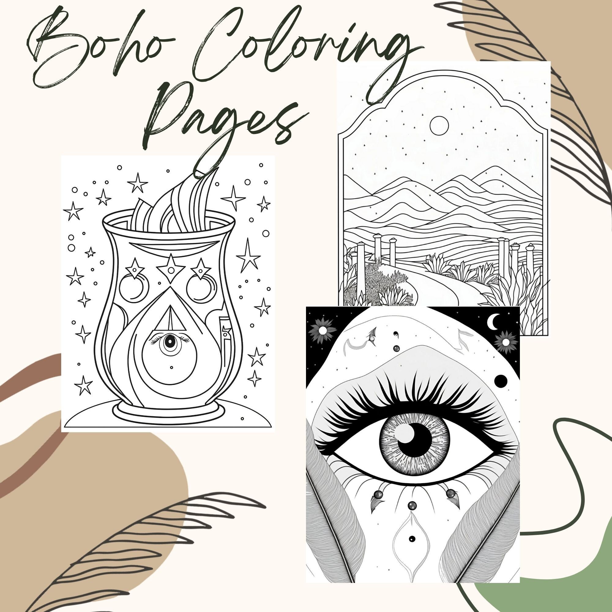 Bohemian Coloring Pages