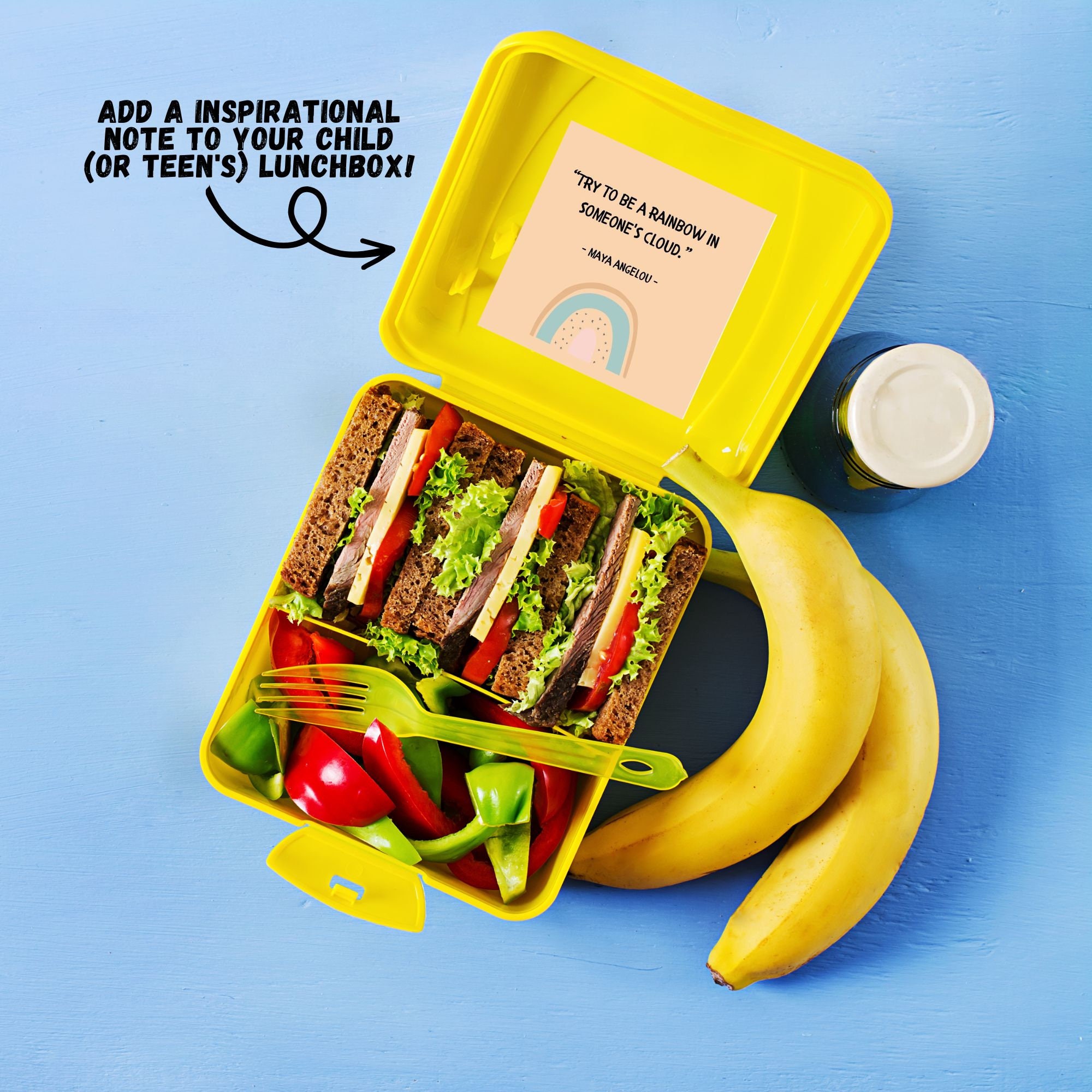 Inspirational Lunchbox Notes: Tween Encouragement Cards (digital ...